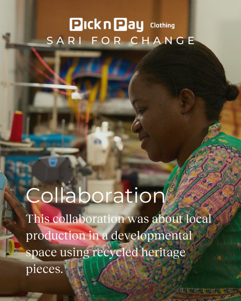 Pick n Pay Clothing and Sari For Change Collaboration – Mzansi Life ...
